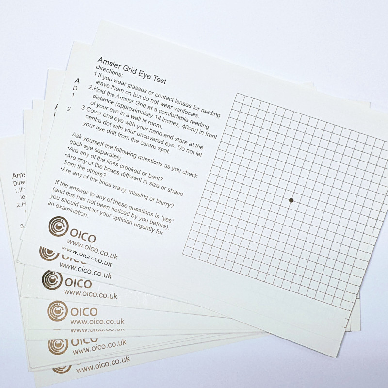 Amsler Chart | OICO | oico.co.uk